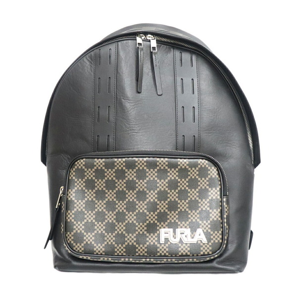 Furla | Bags | Furla Backpack Leather Black | Poshmark